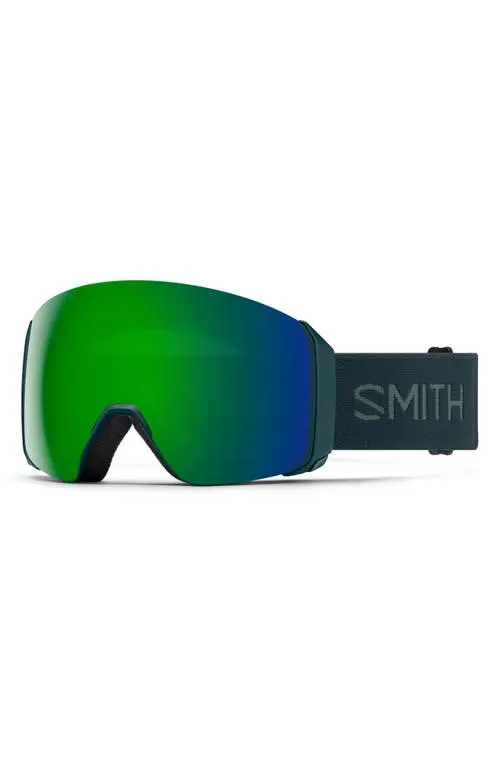 SMITH 4d Mag™ Xl Low Bridge Fit Chromapop™ Snow Goggles - Granite Blue/chromapop Blue