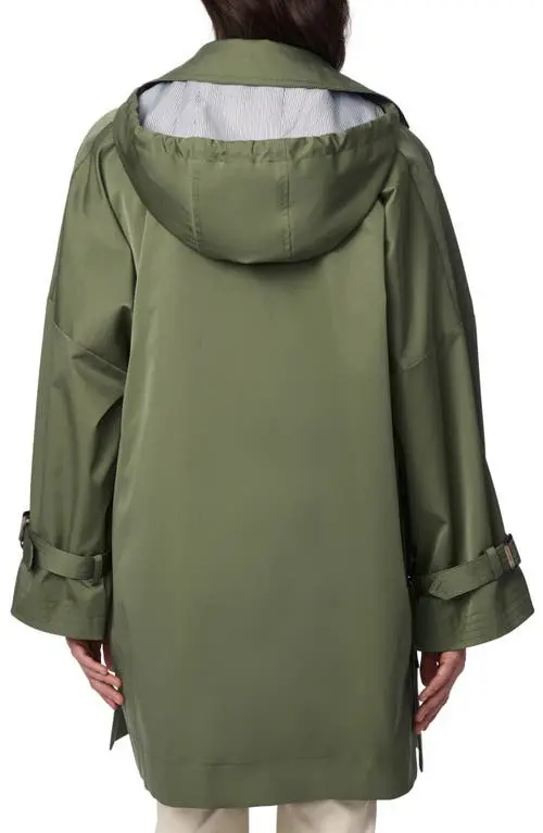 Bernardo Oversized Hooded Trench Coat