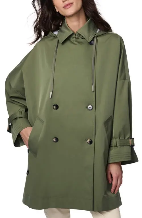 Bernardo Oversized Hooded Trench Coat