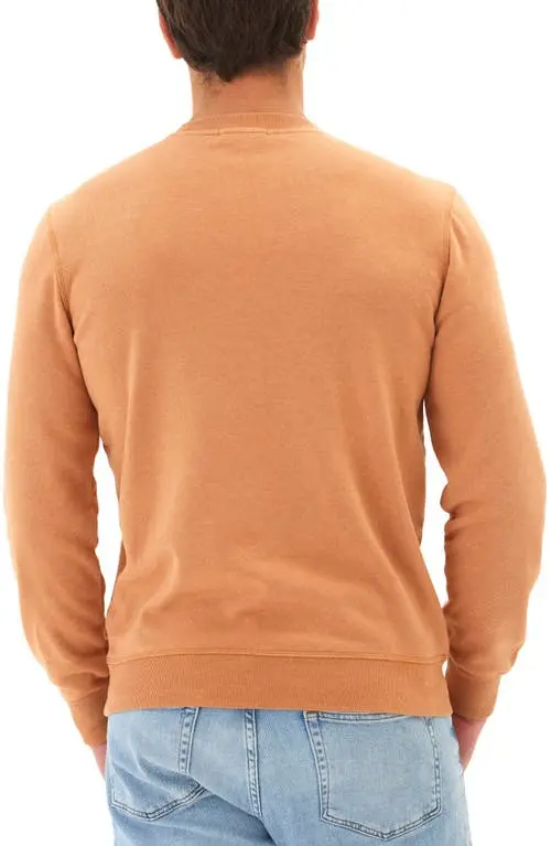 THREADS 4 THOUGHT Sea & Shell Mineral Wash Crewneck Sweatshirt - Papaya