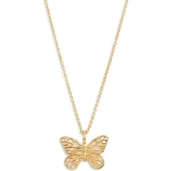 KIARA BY KI-ELE Taylor Butterfly Pendant Necklace - Gold