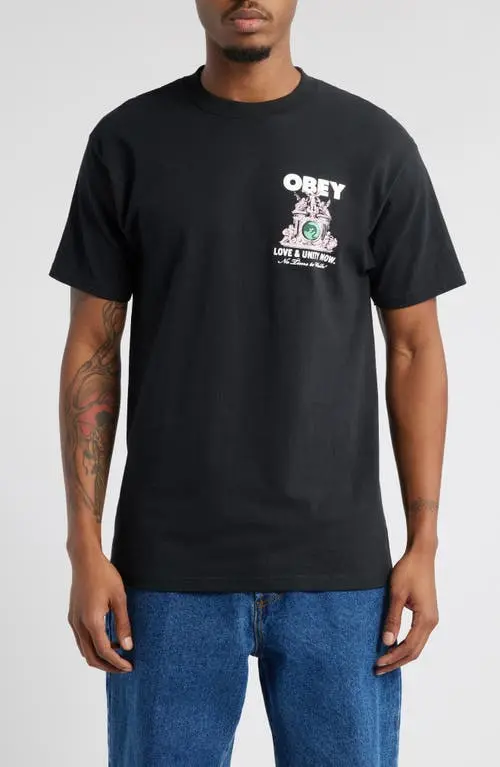 Obey Love & Unity Now Graphic T-shirt