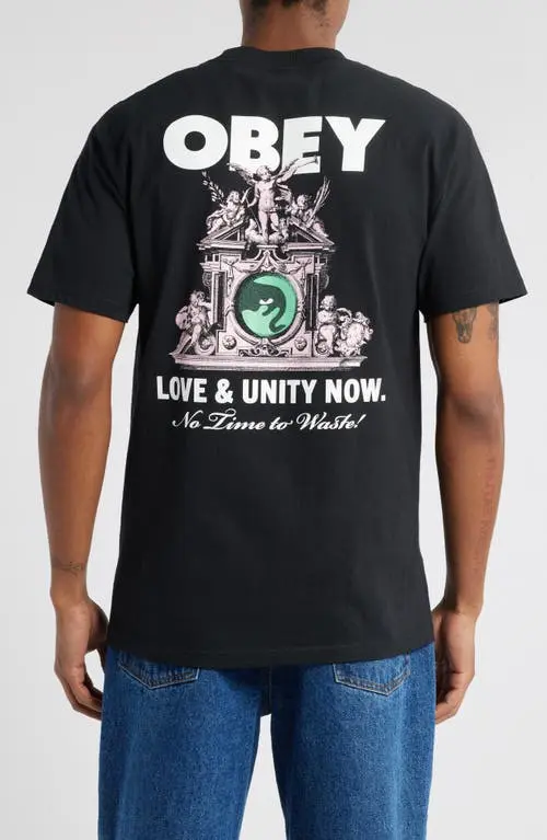 Obey Love & Unity Now Graphic T-shirt