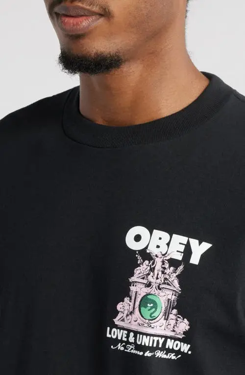 Obey Love & Unity Now Graphic T-shirt
