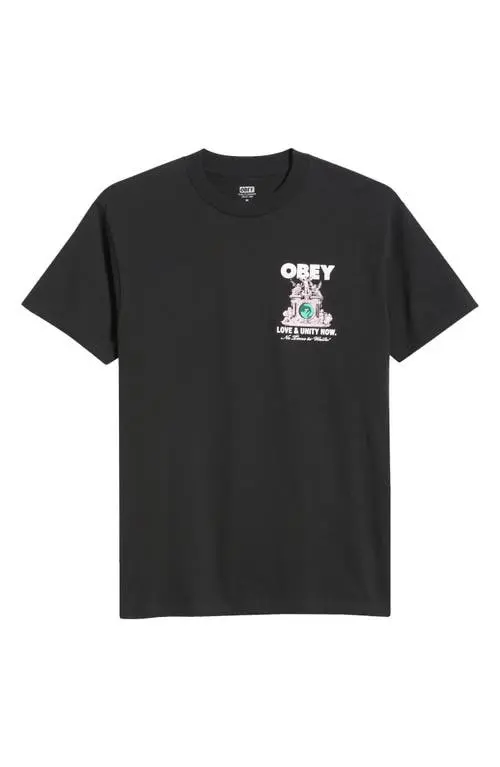 Obey Love & Unity Now Graphic T-shirt