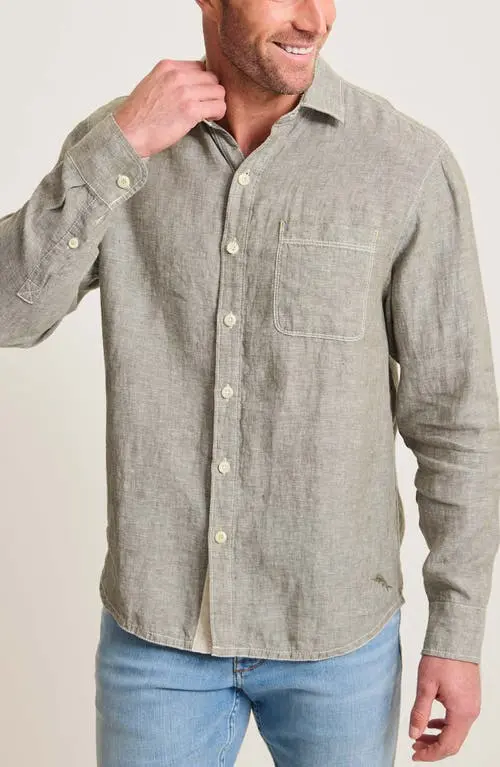 Tommy Bahama Paradise Breezer Linen Shirt - Natural
