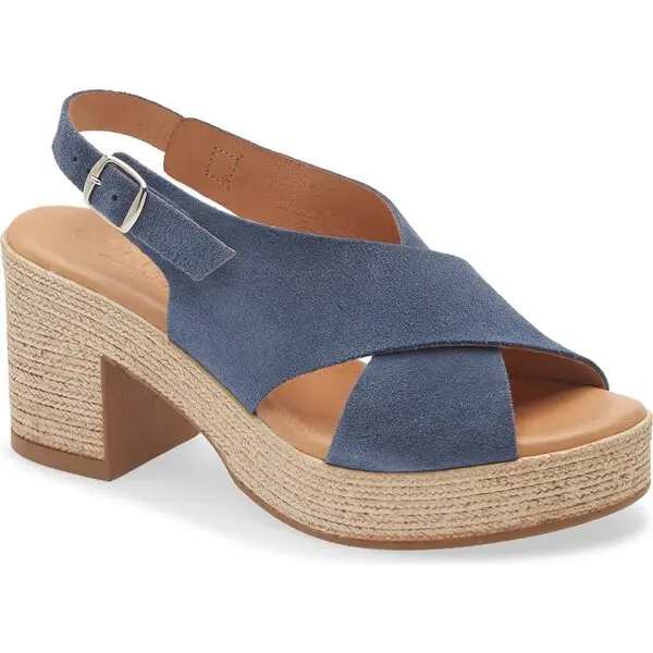 Cordani Marianne Platform Sandals - Iris Suede