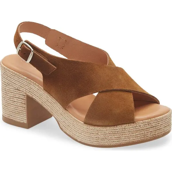 Cordani Marianne Platform Sandals - Roble Suede