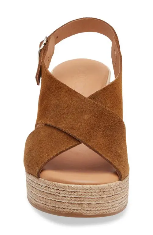Cordani Marianne Platform Sandals - Roble Suede