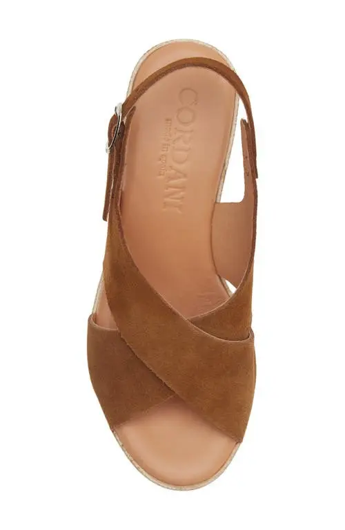 Cordani Marianne Platform Sandals - Roble Suede