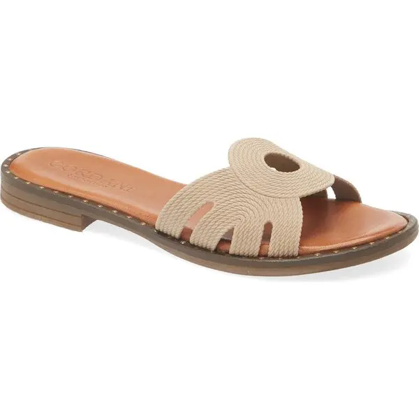 Cordani Fiorella Slide Sandal - Sand Suede Aren