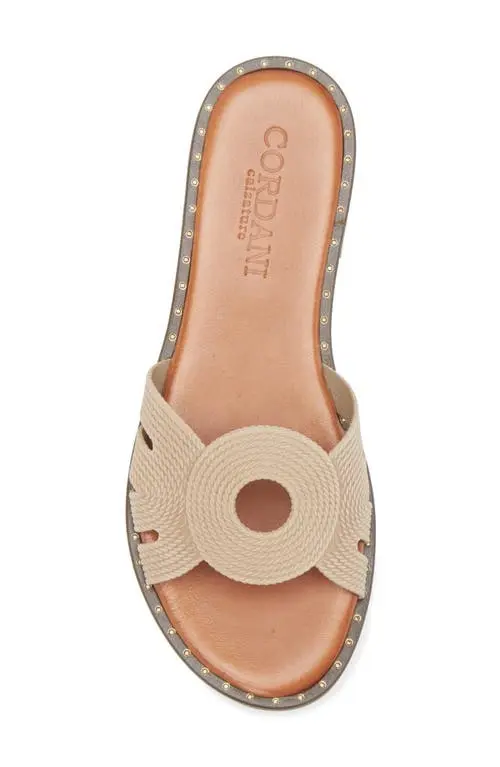 Cordani Fiorella Slide Sandal - Sand Suede Aren