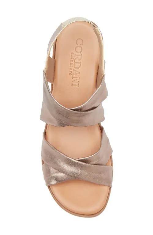 Cordani Margo Wedge Sandal - Bronze