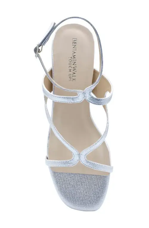 TOUCH UPS Cora Ankle Strap Sandal - Silver