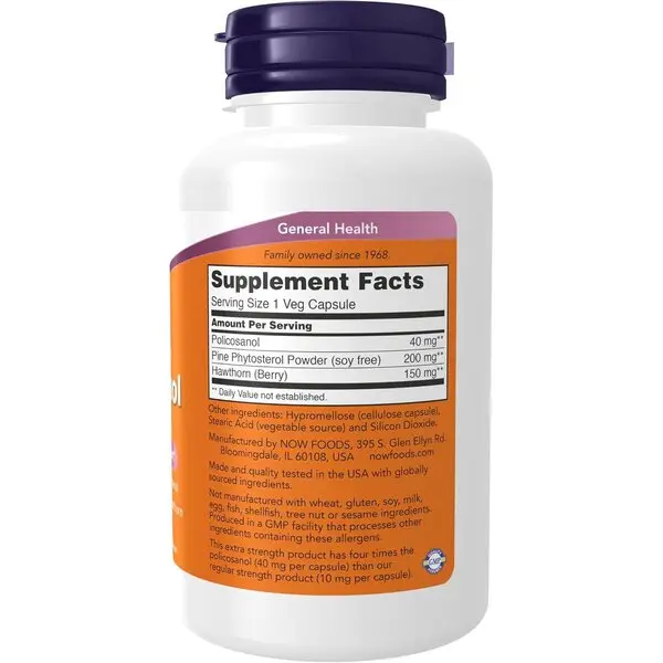 NOW FOODS Policosanol Extra Strength 90 Capsules