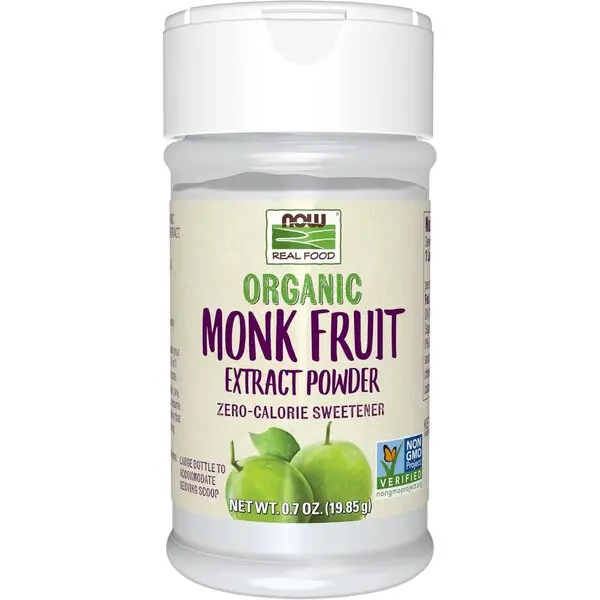 NOW FOODS Monk Fruit Extract Powder Organic 0.7 Ounces - One-color