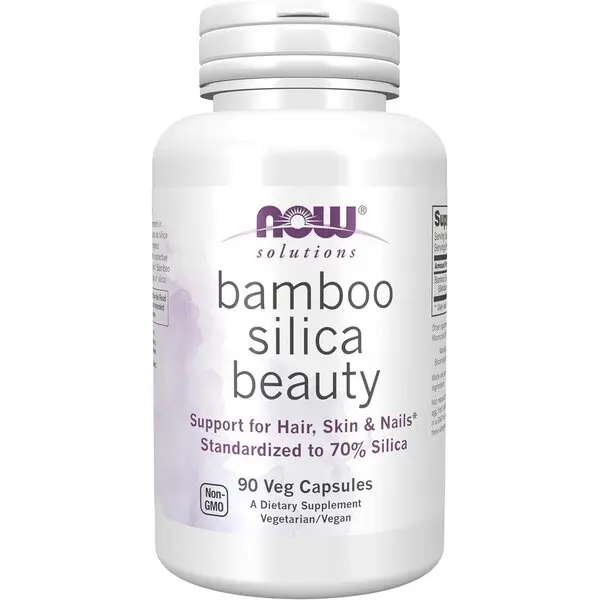 NOW FOODS Bamboo Silica Beauty 90 Capsules - One-color