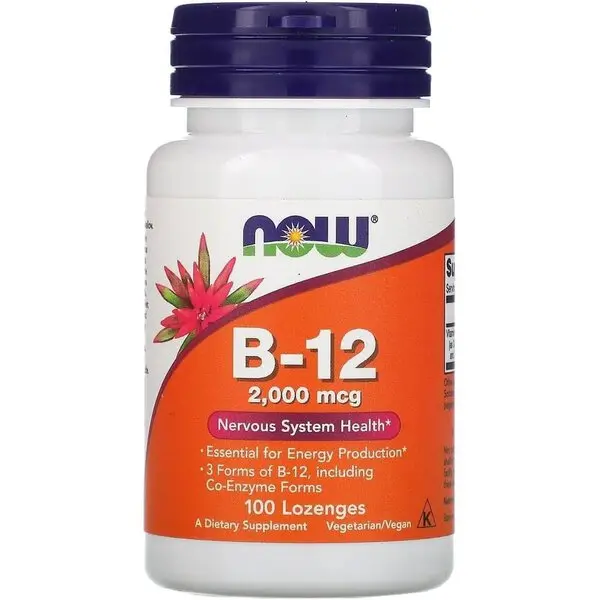NOW FOODS B-12 2000mcg 100 Lozenges