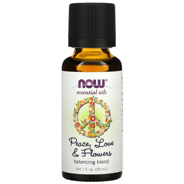 NOW FOODS Peace Love & Flowers Oil Blend 1 Ounce - One-color