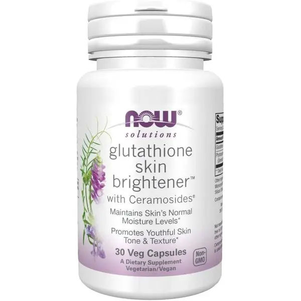 NOW FOODS Glutathione Skin Brightener 30 Capsules - One-color