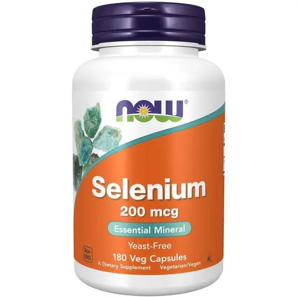 NOW FOODS Selenium 200mcg 180 Capsules