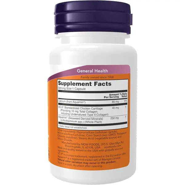 NOW FOODS Uc-ii Type Ii Collagen 40mg 60 Capsules
