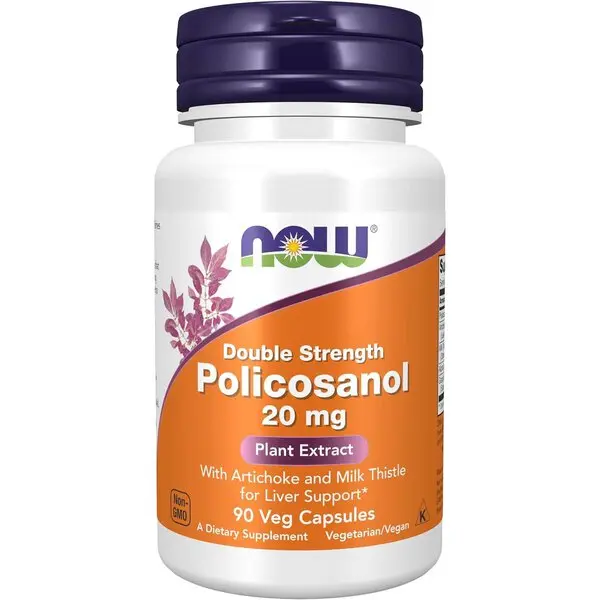 NOW FOODS Policosanol 20mg 90 Capsules - One-color