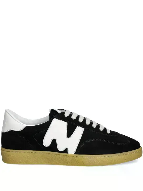 MSGM Panelled Low Top Sneakers - Black