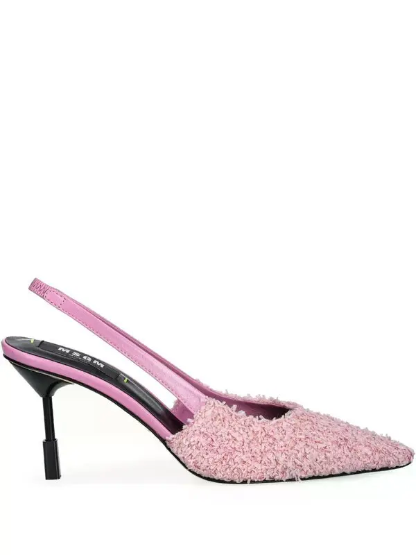 MSGM 85mm Slingback Pumps