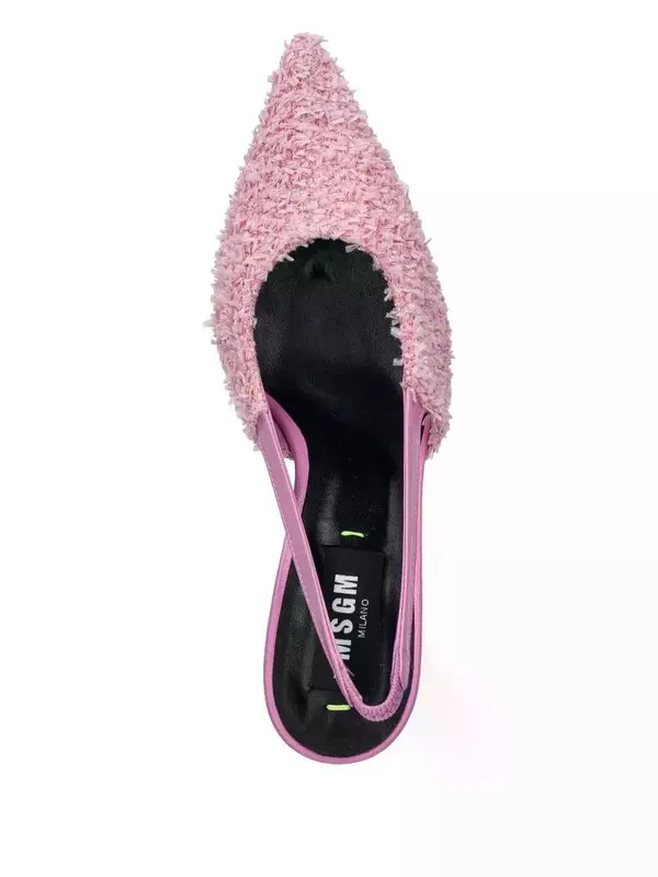 MSGM 85mm Slingback Pumps