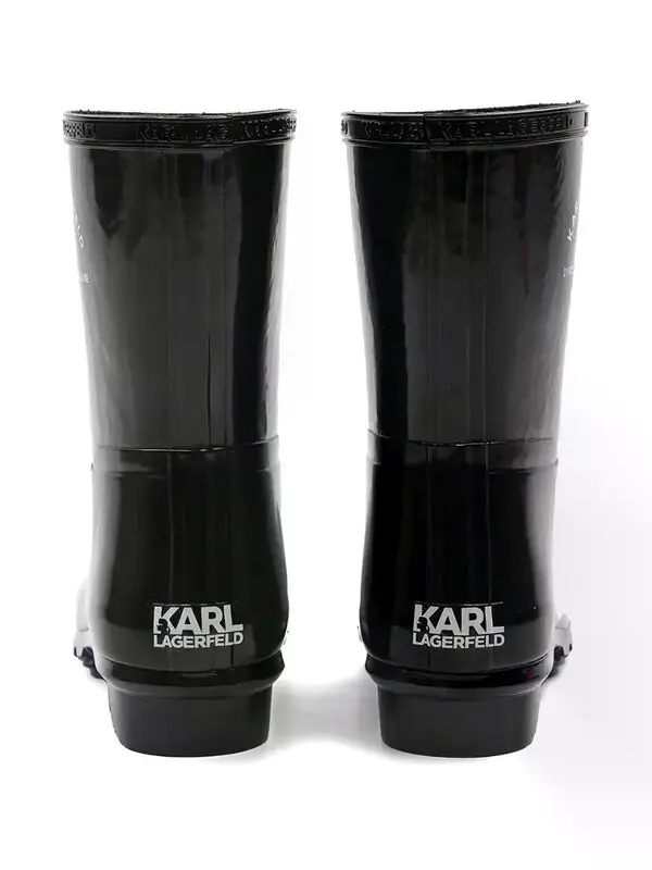 Karl Lagerfeld Logo Rain Boots