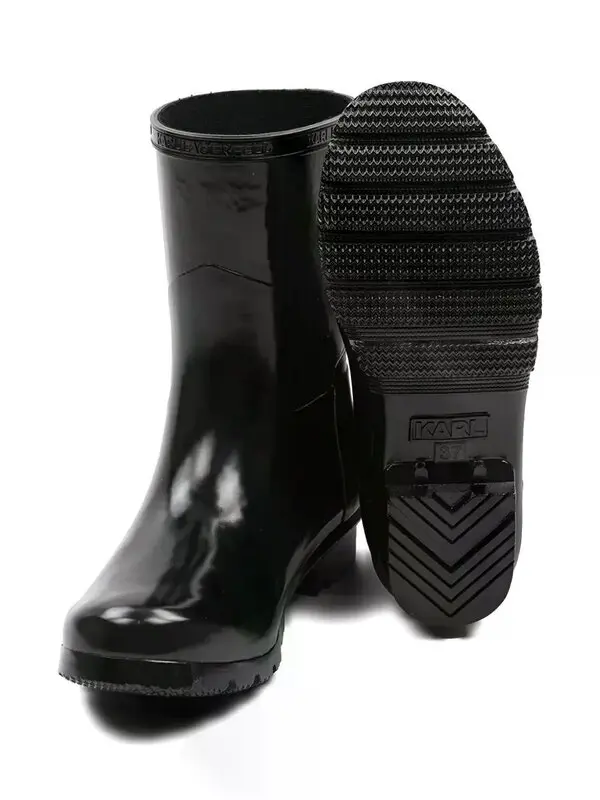 Karl Lagerfeld Logo Rain Boots