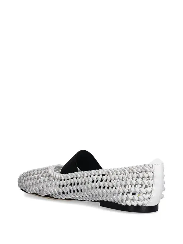MSGM Woven Ballerina Flats