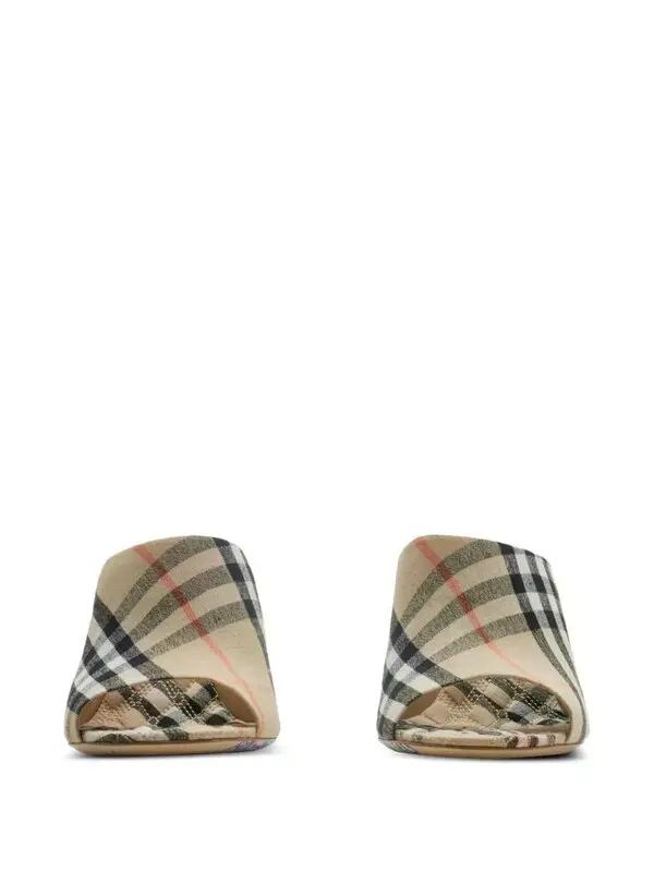 Burberry 90mm Check Mews Sandals