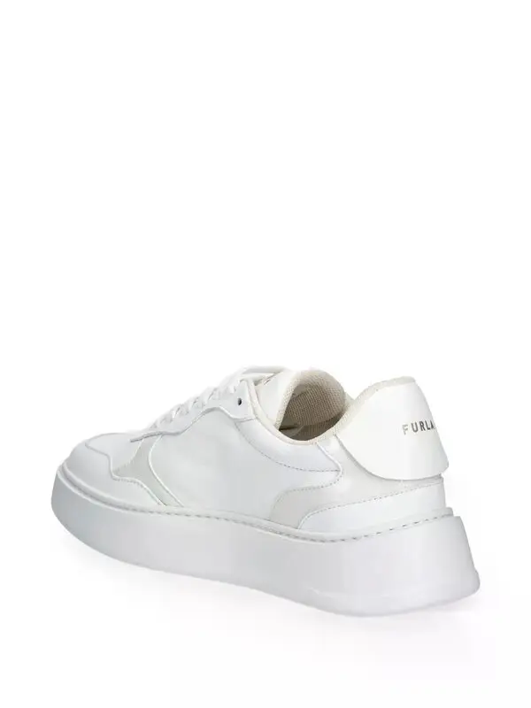 Furla Glitter Detailing Sneakers - White