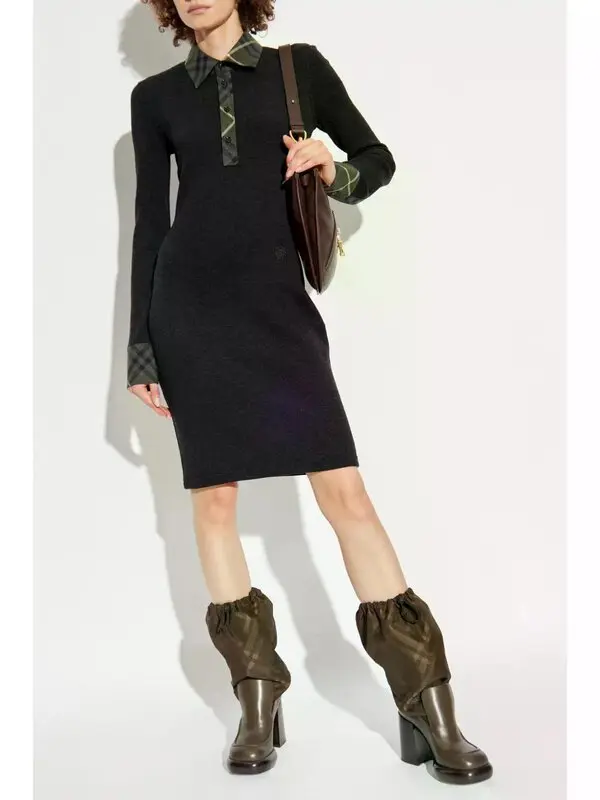 Burberry Long Sleeve Dress In Black - 61% Off | Editorialist