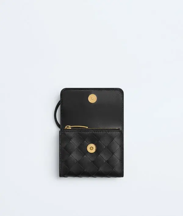 Bottega Veneta Andiamo Tri-fold Wallet - Black
