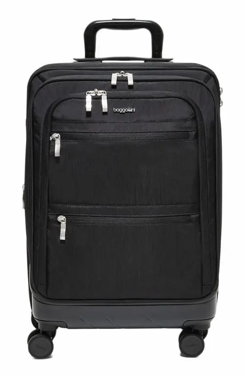 BAGGALLINI 22in 4 Wheel Hybrid Carry-on - Black
