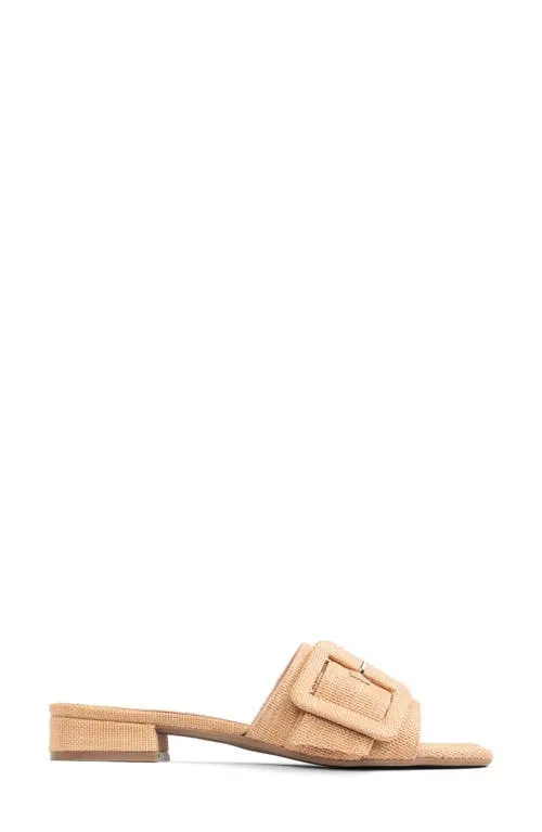 PATRICIA GREEN Bali Raffia Slide Sandal