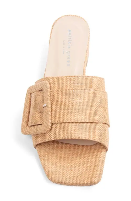 PATRICIA GREEN Bali Raffia Slide Sandal