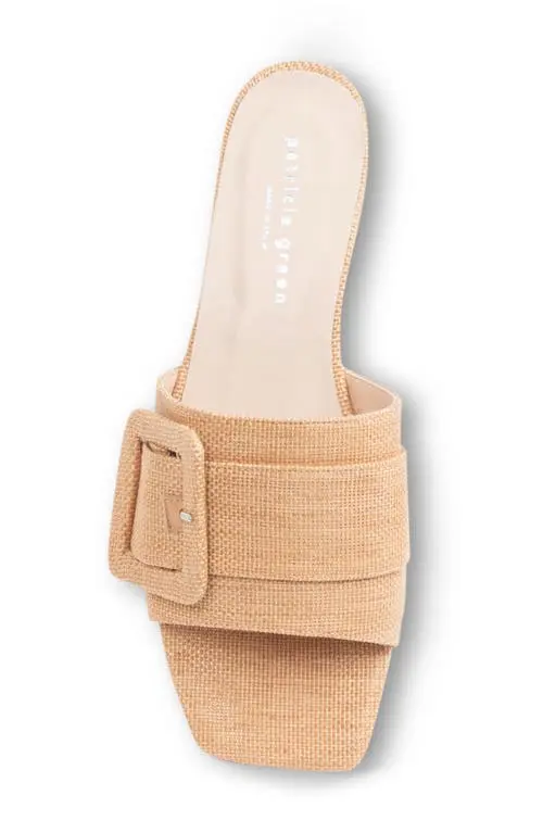 PATRICIA GREEN Bali Raffia Slide Sandal