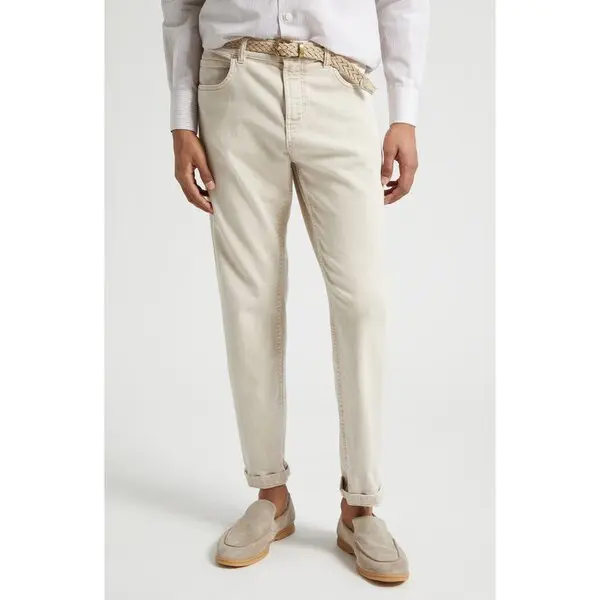 Eleventy Straight Leg Jeans - Sand