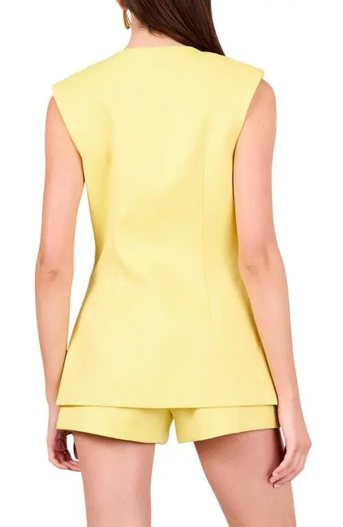 Endless Rose Longline Vest - Yellow