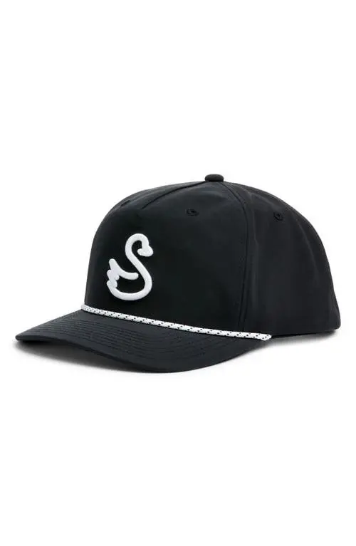 SWANNIES Swan Brewer Baseball Cap - Black-white
