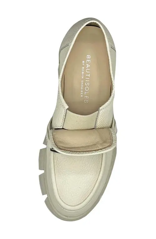 BEAUTIISOLES Raquel Platform Loafer - Offwhite