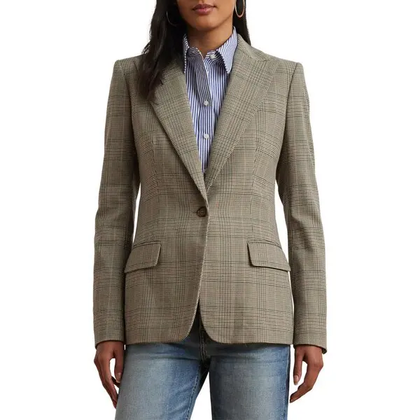 Ralph Lauren - Lauren Ralph Lauren Glen Plaid Twill Blazer