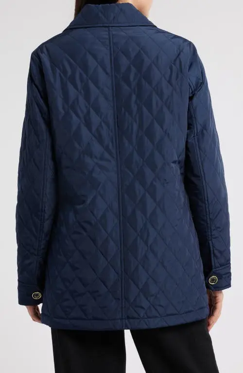 Michael Kors Diamond Quilted Barn Jacket - Midnight