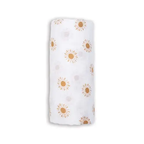 LULUJO Cotton Muslin Swaddle - Suns