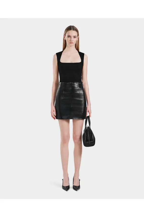 Rudsak Tia Mini Leather Skirt