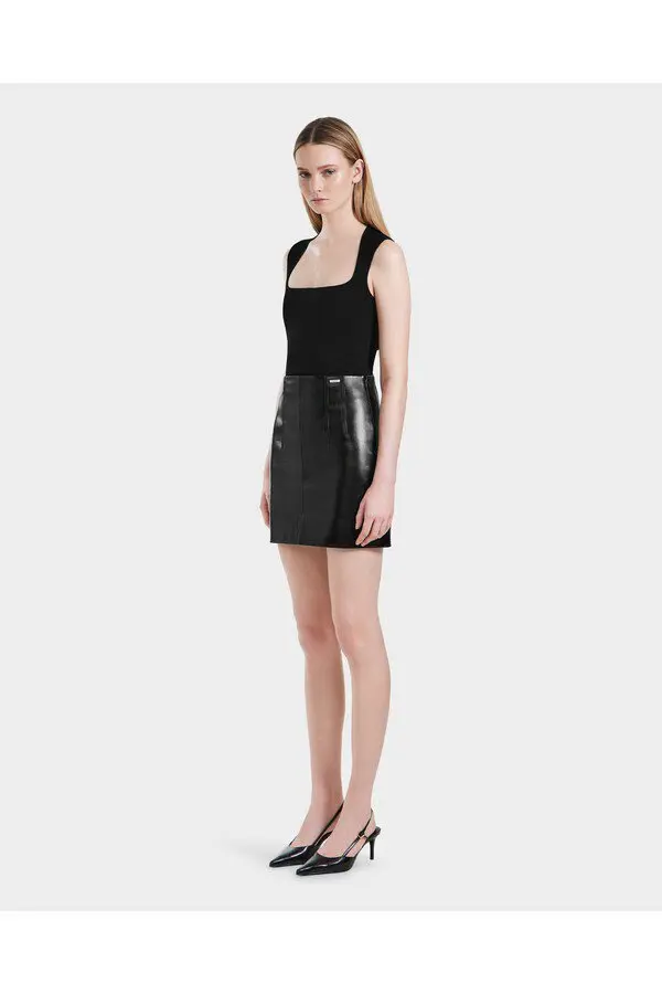 Rudsak Tia Mini Leather Skirt